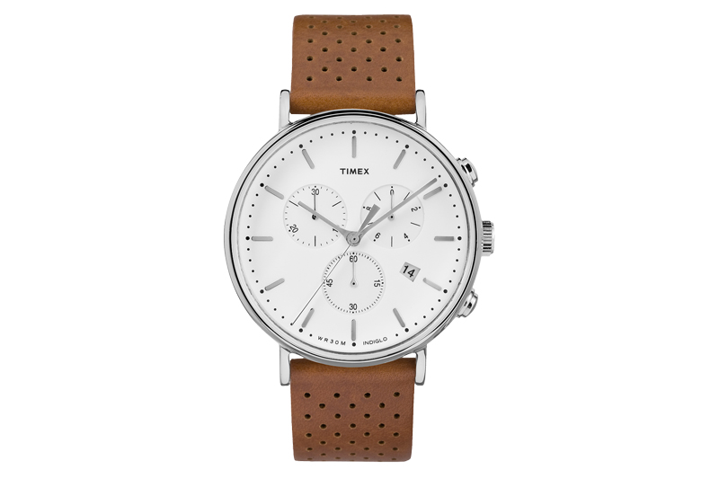 Timex Debuts The Fairfield Leather Chronograph Watch - The Primary Mag