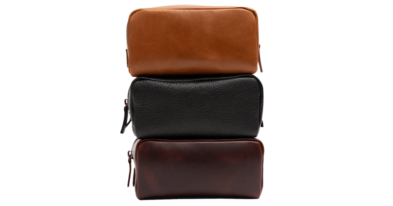 Up Your Travel Gear With These Leather Dopp Kits - The Primary Mag